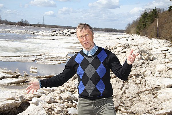 “Vīnkalnu” saimnieks Krustpils pusē par plūdiem dzirdējis daudz muļķību ...