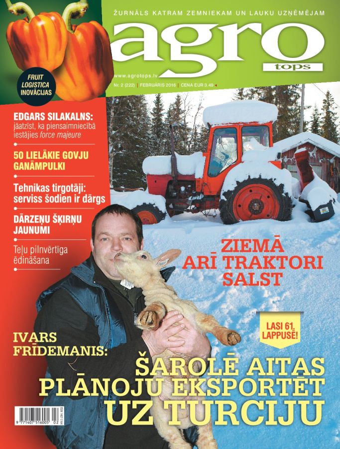 Lasi žurnālā “Agro Tops” 2016. gada februārī! | LA.LV