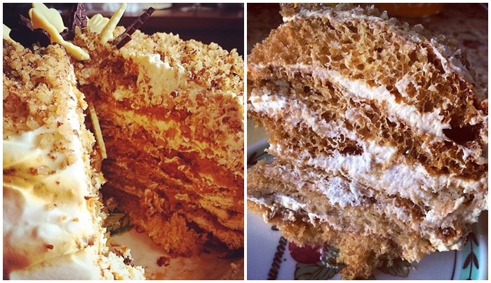 Vieglā medus kūka. Ātri pagatavojama, neprātīgi garda! | LA.LV