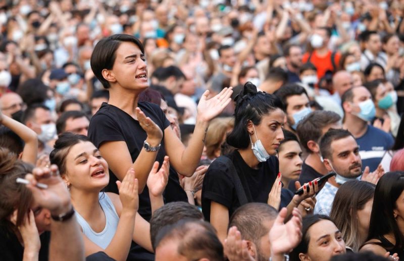 VIDEO. Tbilisi lidostā, Gruzijā, pieaug protesti, gaidot Krievijas ...