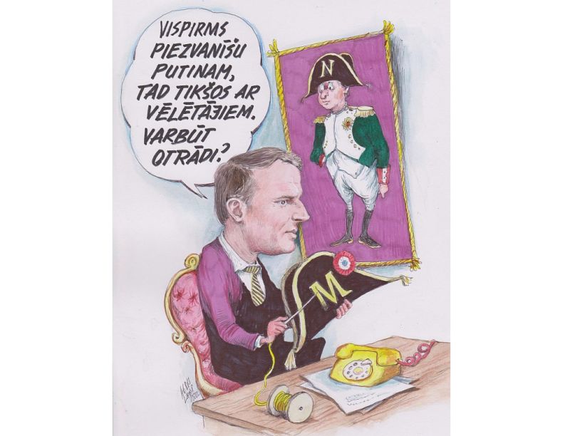 Makrona centieni iedraudzēties ar Putinu ieguvuši plašu rezonansi | LA.LV