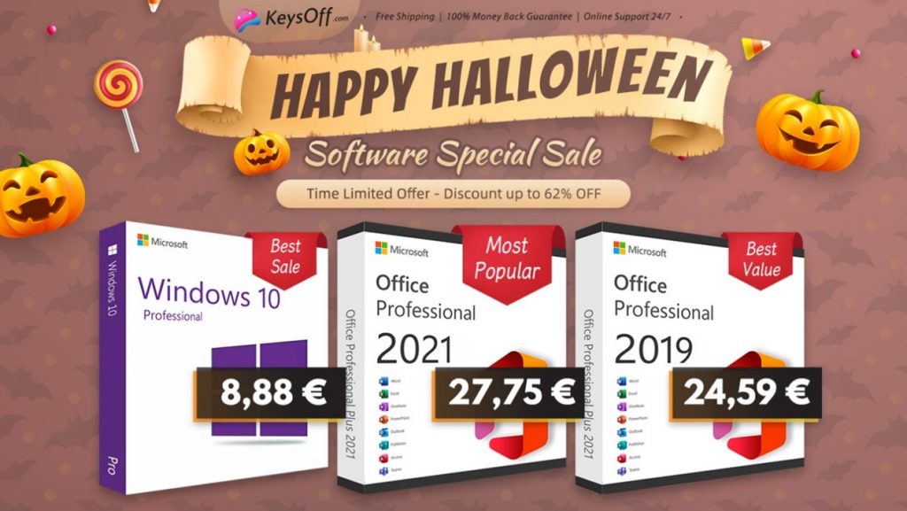 Keysoff ir kopā ar jums Helovīnam: Oriģinālas, mūža licences Microsoft ...