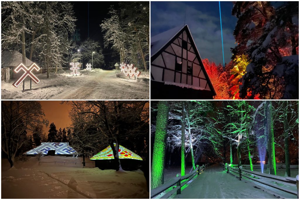 FOTO. Pasakains ceļojums! Gaismas pastaiga “Ziemas Gaismas dārzs ...