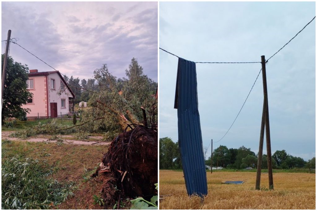 FOTO: “Sadales tīkls” novērsis 100 pērkona negaisa izraisītus ...