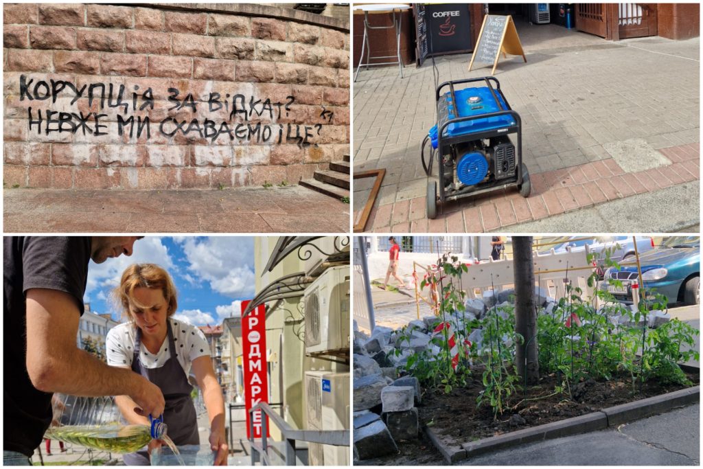 FOTOREPORTĀŽA no pilsētas, kura bieži ir bez elektrības. Kijiva ...
