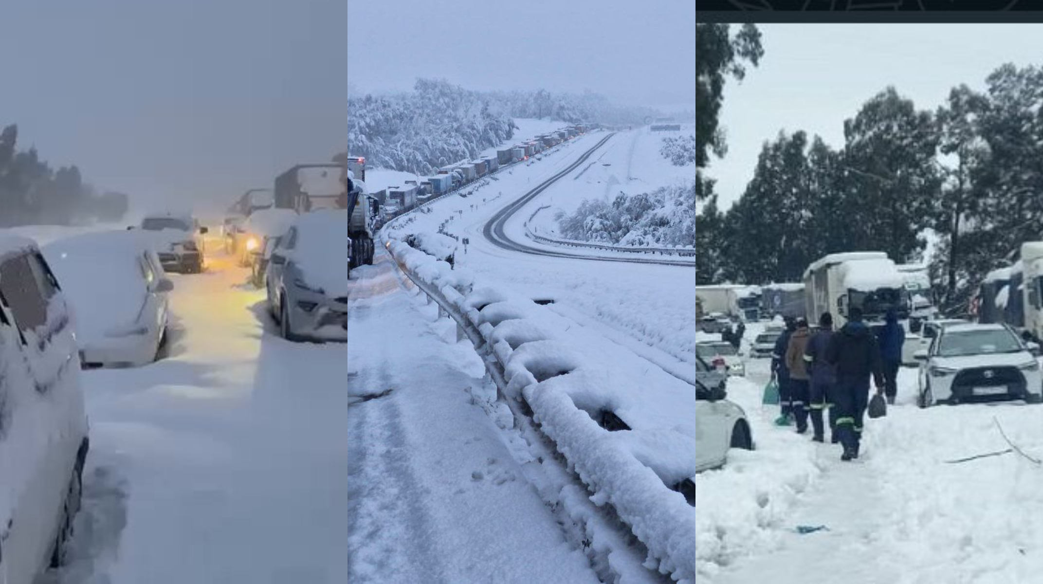 Komentāri | FOTO, VIDEO. Āfrikā sniegs aizputina valsts galvenos ceļus ...