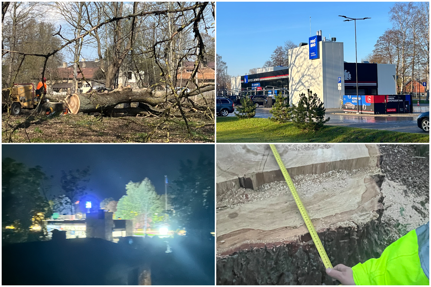Nozāģēts mežs, troksnis tāds, kā lidmašīnai paceļoties – Rīgā izplešas ...