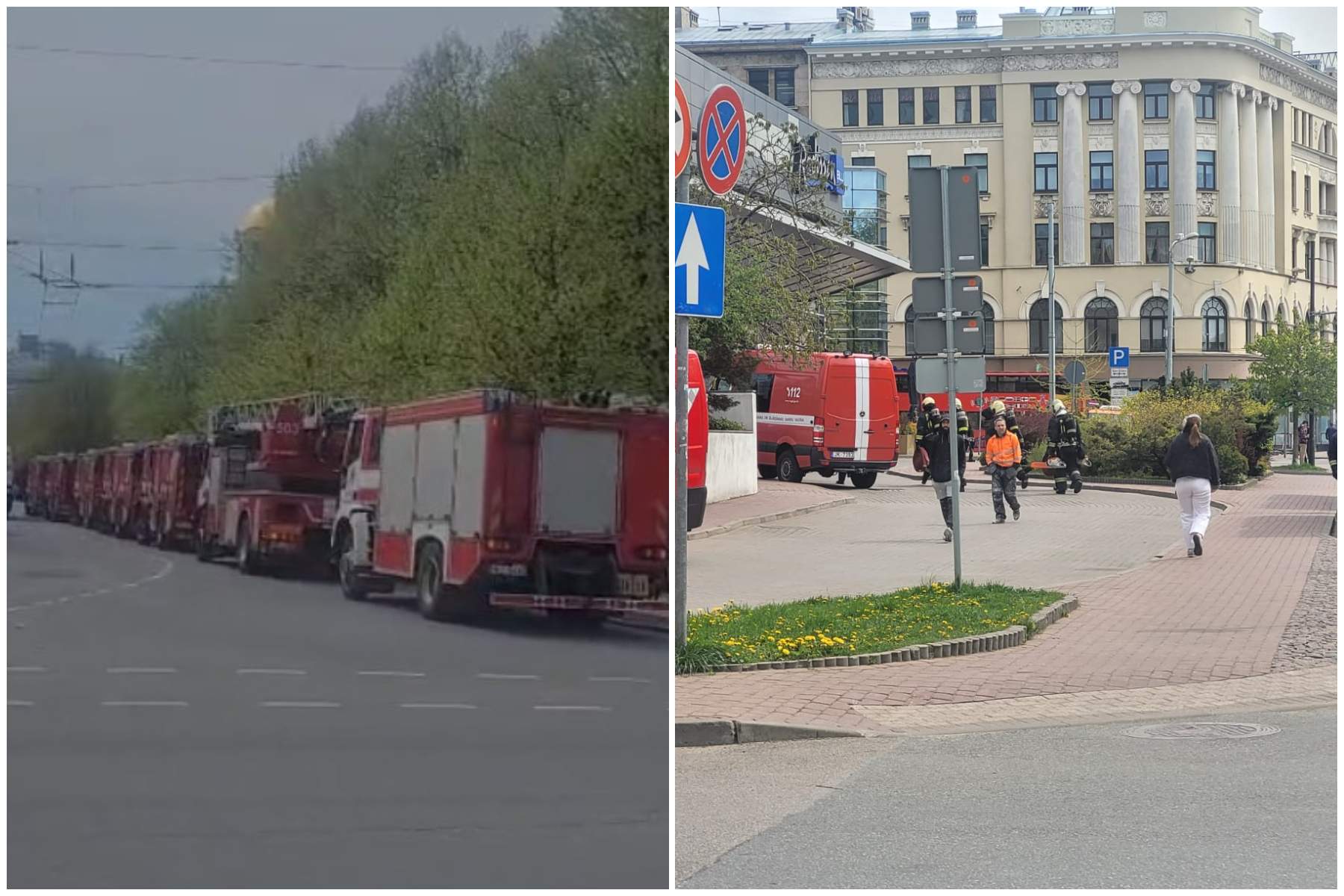 FOTO. VIDEO. “Tur ir ļoti daudz VUGD automašīnu, glābēji kaut kur ...