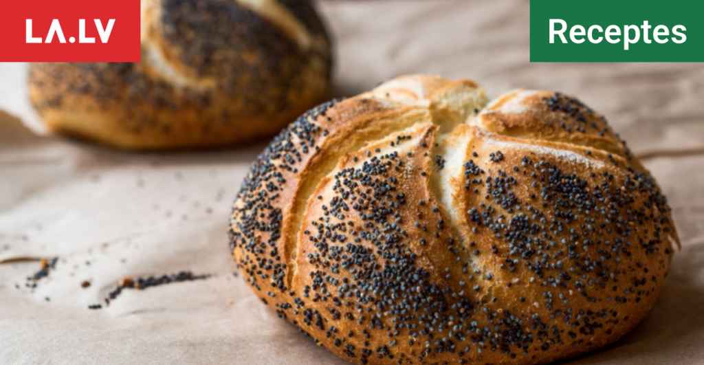 No omītes zelta receptēm: karaliskās bulciņas ar cukuriņu un magonēm ...