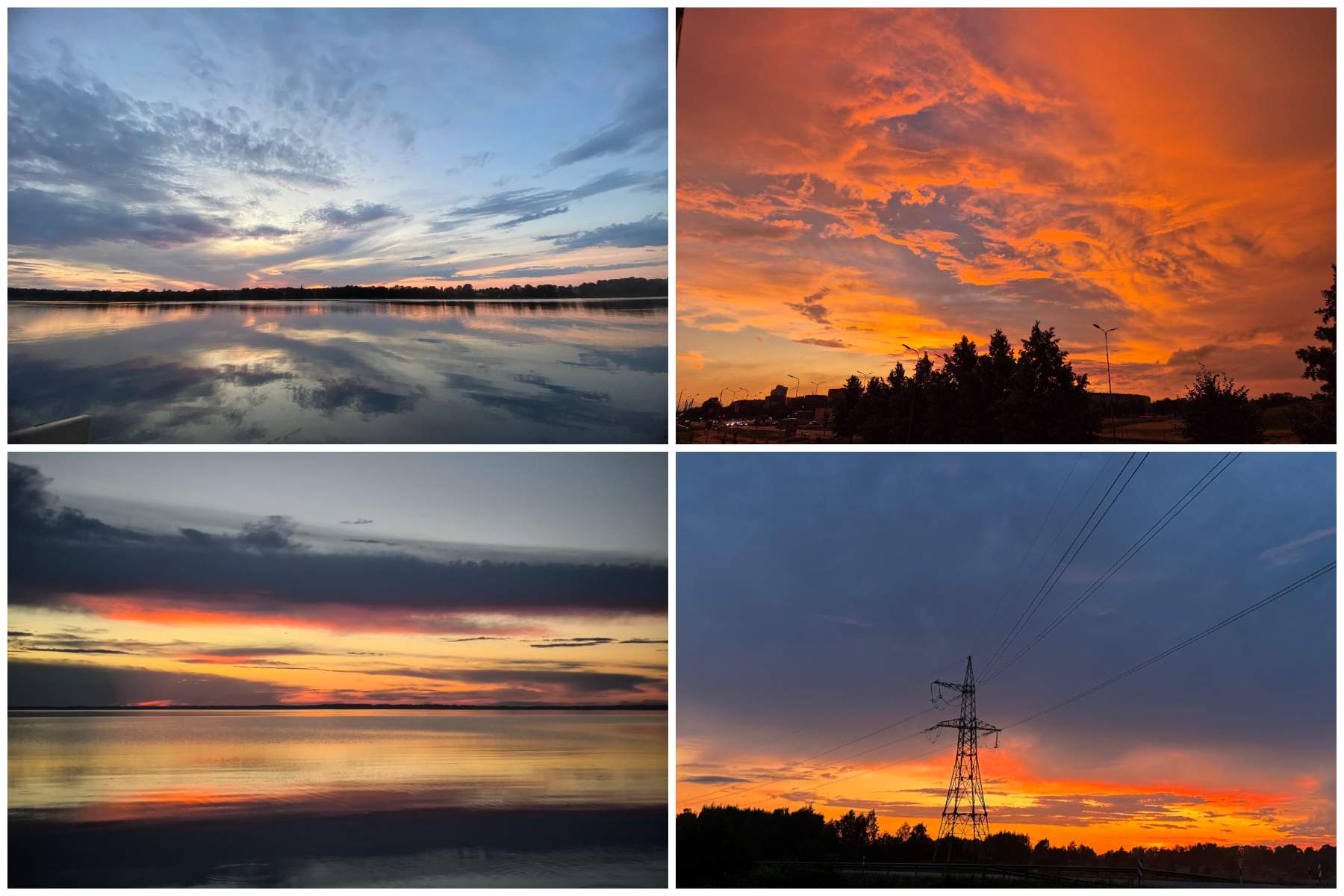 FOTO. Vakar virs Latvijas bija vērojamas īpaši košas debesis. Tas nav ...
