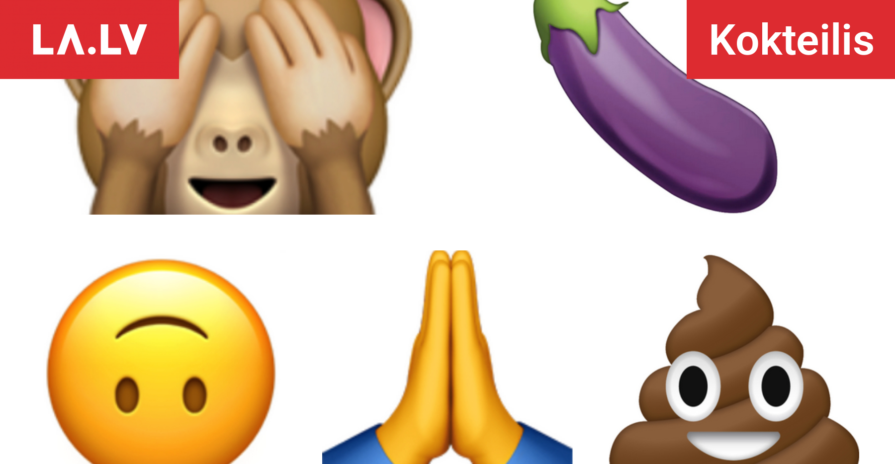 Emocijzīmes, kas bieži tiek pārprastas: tās nozīmē kaut ko pavisam citu ...