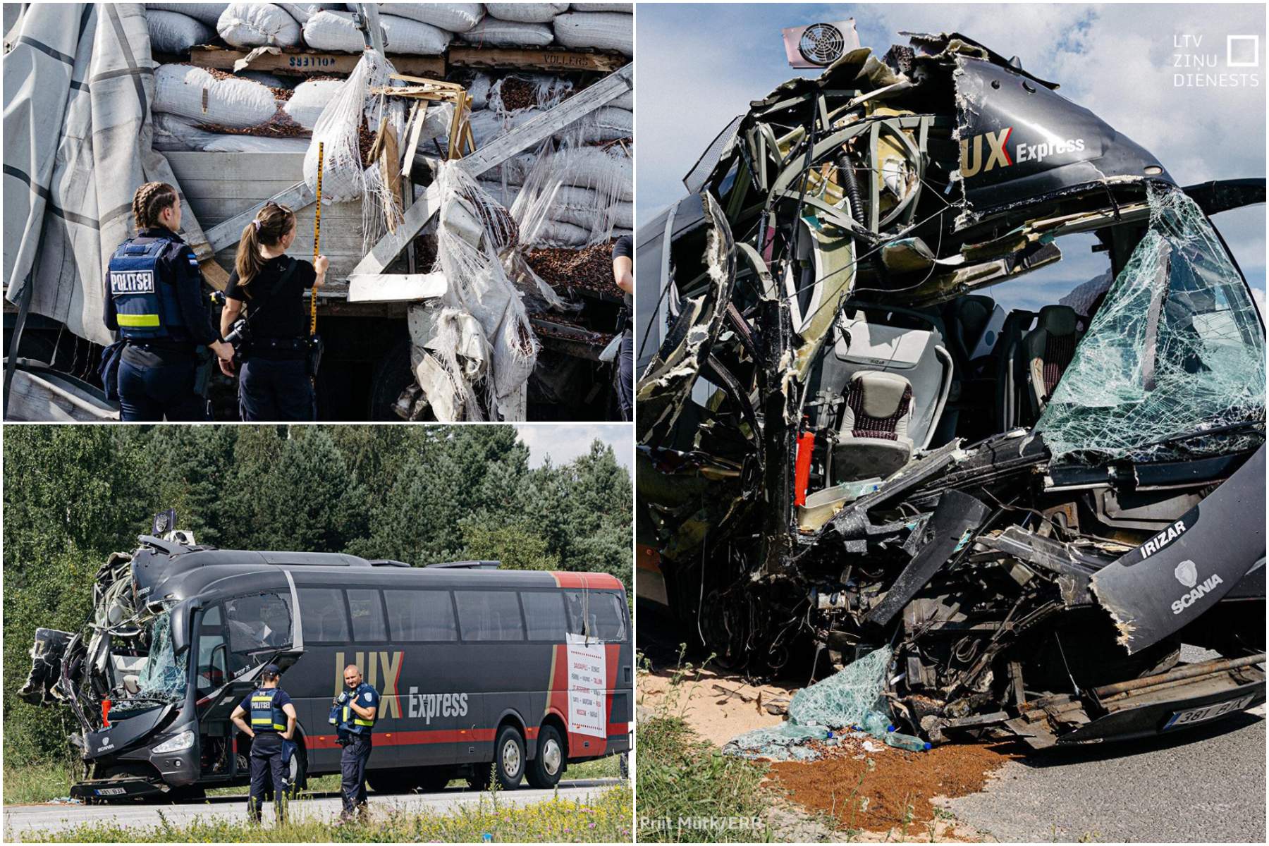 Lux Express autobuss iesaistīts smagā avārijā; daudz cietušo | LA.LV