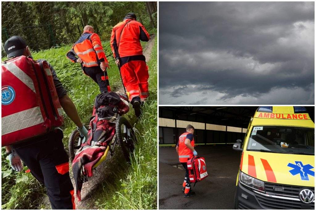 “Stāvoklis nopietns, turklāt pacients pats pārvietoties nevar.” NMPD cīnās ar dabu, lai izglābtu ...