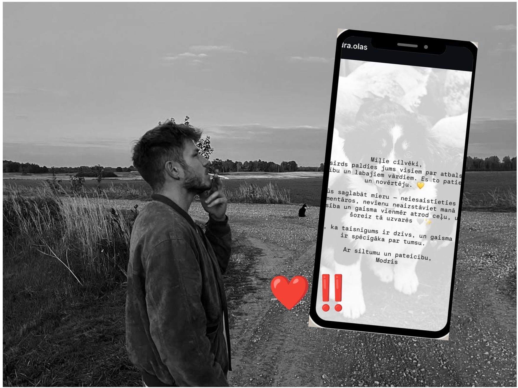 “Paldies jums visiem par atbalstu, bet…” Nogalināto suņu saimnieks nāk ...